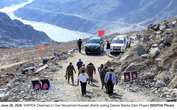 Diamer Basha Dam gains momentum, as WAPDA Chairman visits project